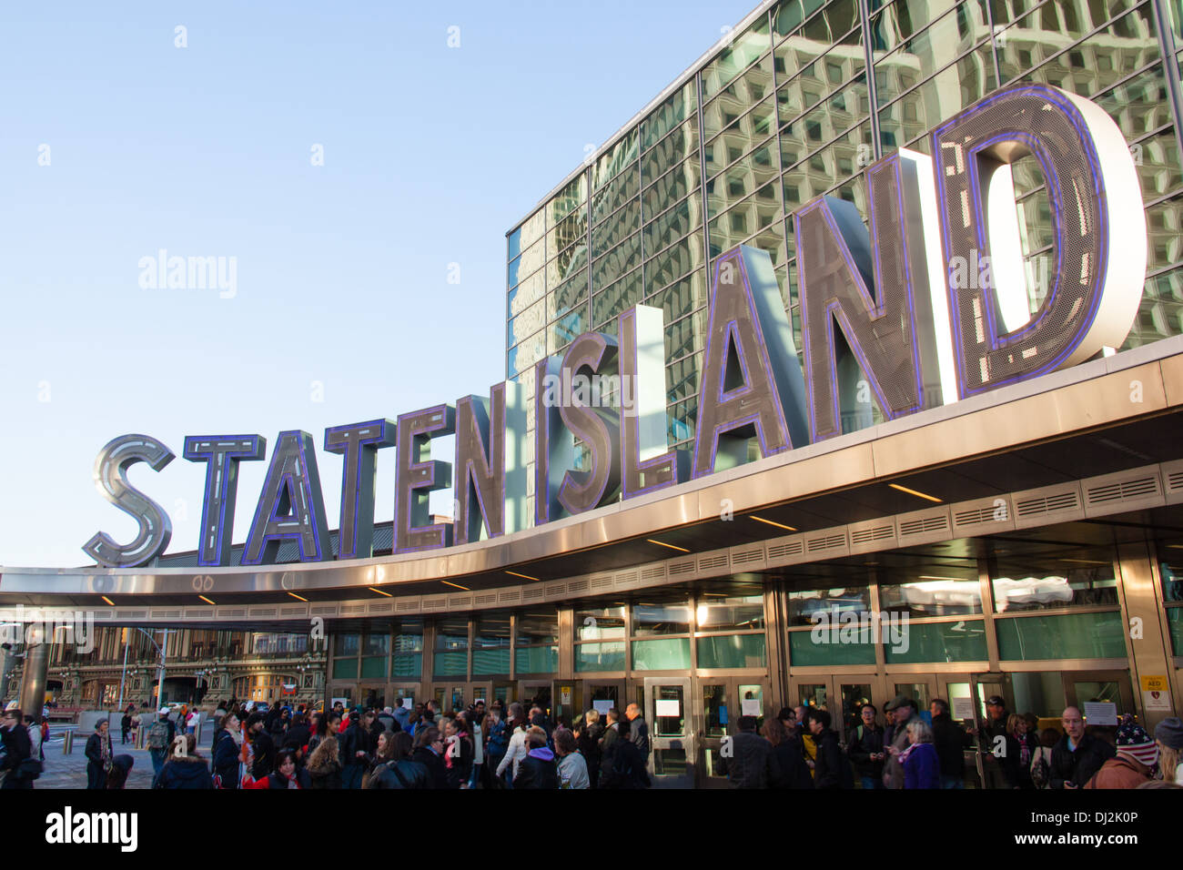 Staten island ferry terminal, Manhattan, New York City, United States ...