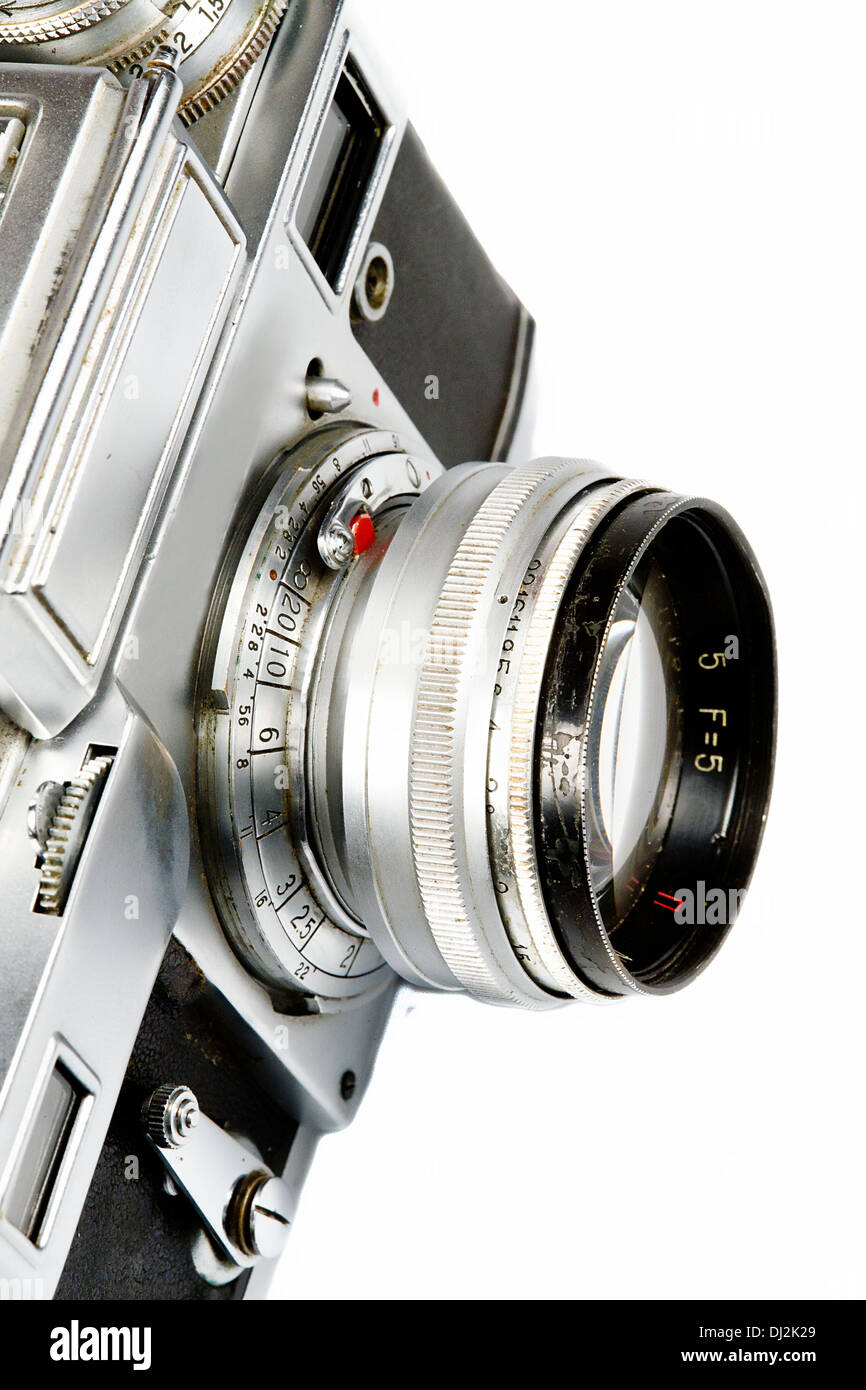 Old film camera Stock Photo - Alamy