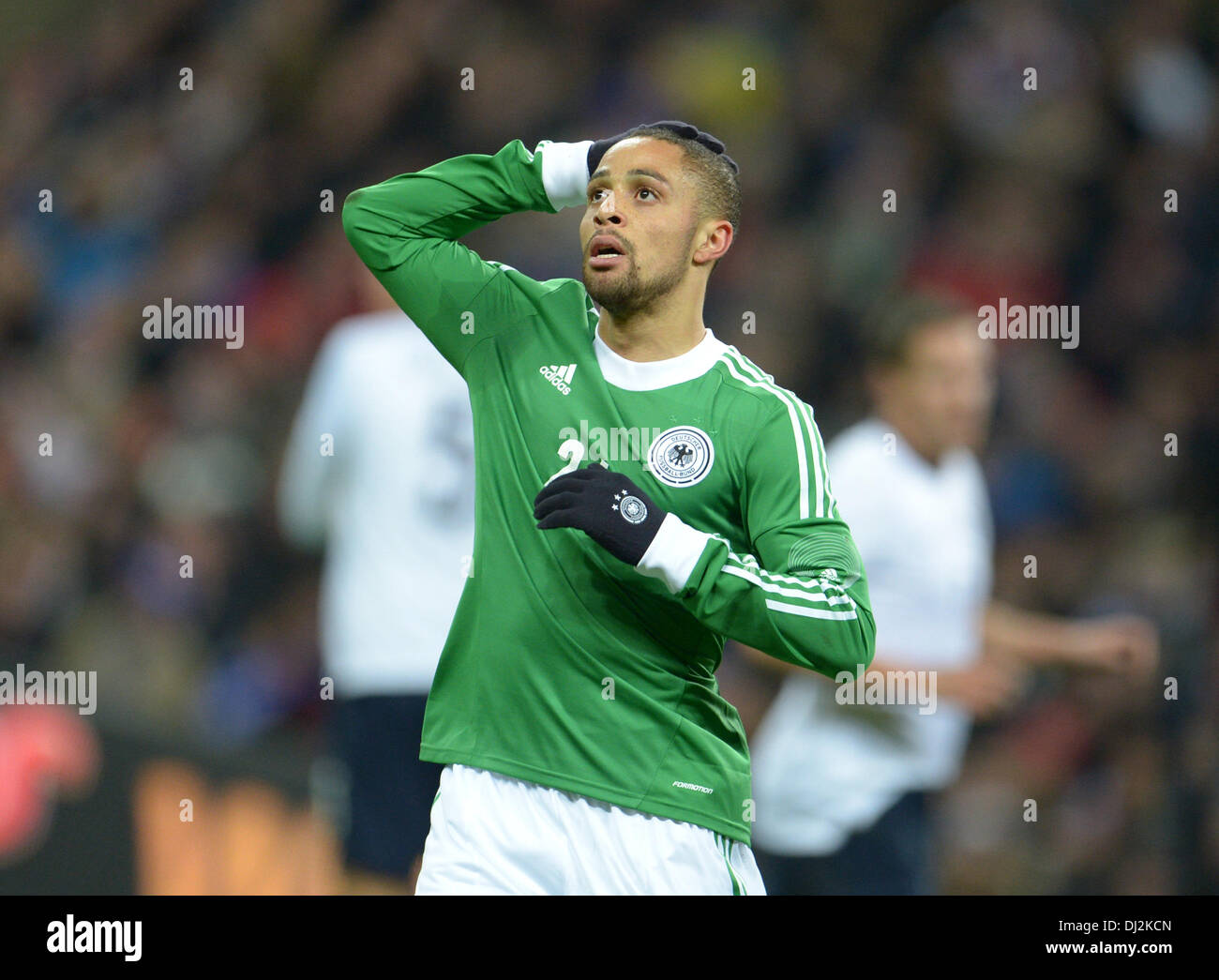 London, UK. 19th Nov, 2013. England's Sidney Sam reacts during the ...