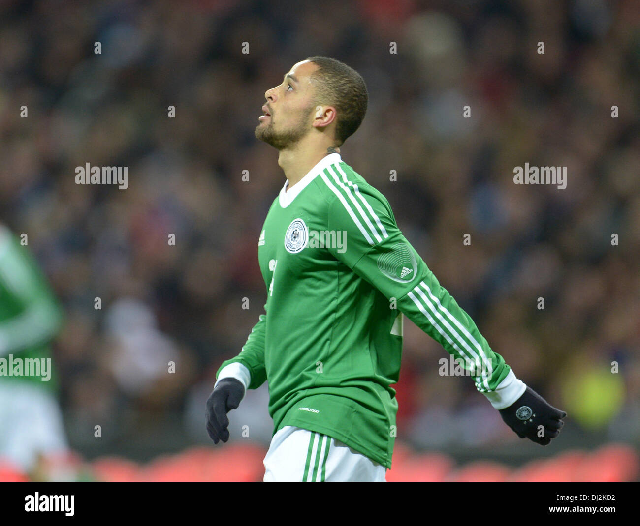 London, UK. 19th Nov, 2013. England's Sidney Sam reacts during the ...