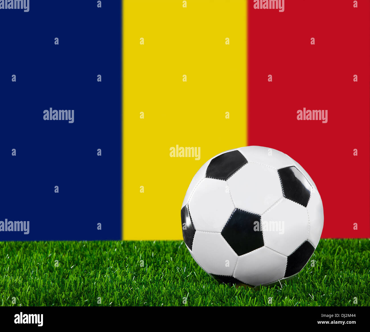 The Chad flag Stock Photo - Alamy