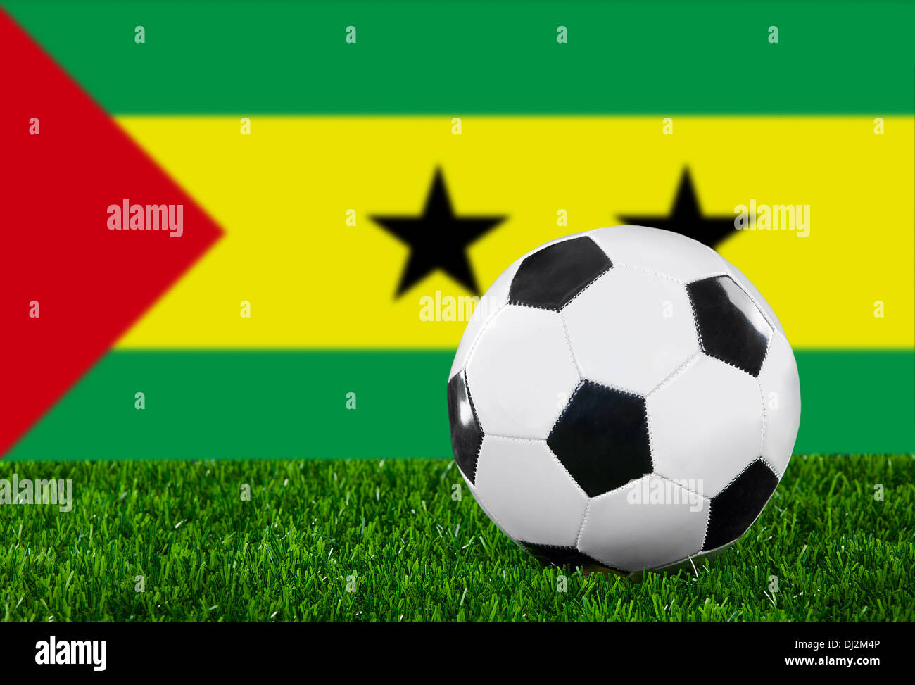 The São Tomé and Príncipe flag Stock Photo - Alamy