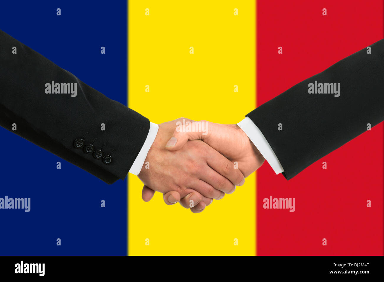 The Chad flag Stock Photo - Alamy