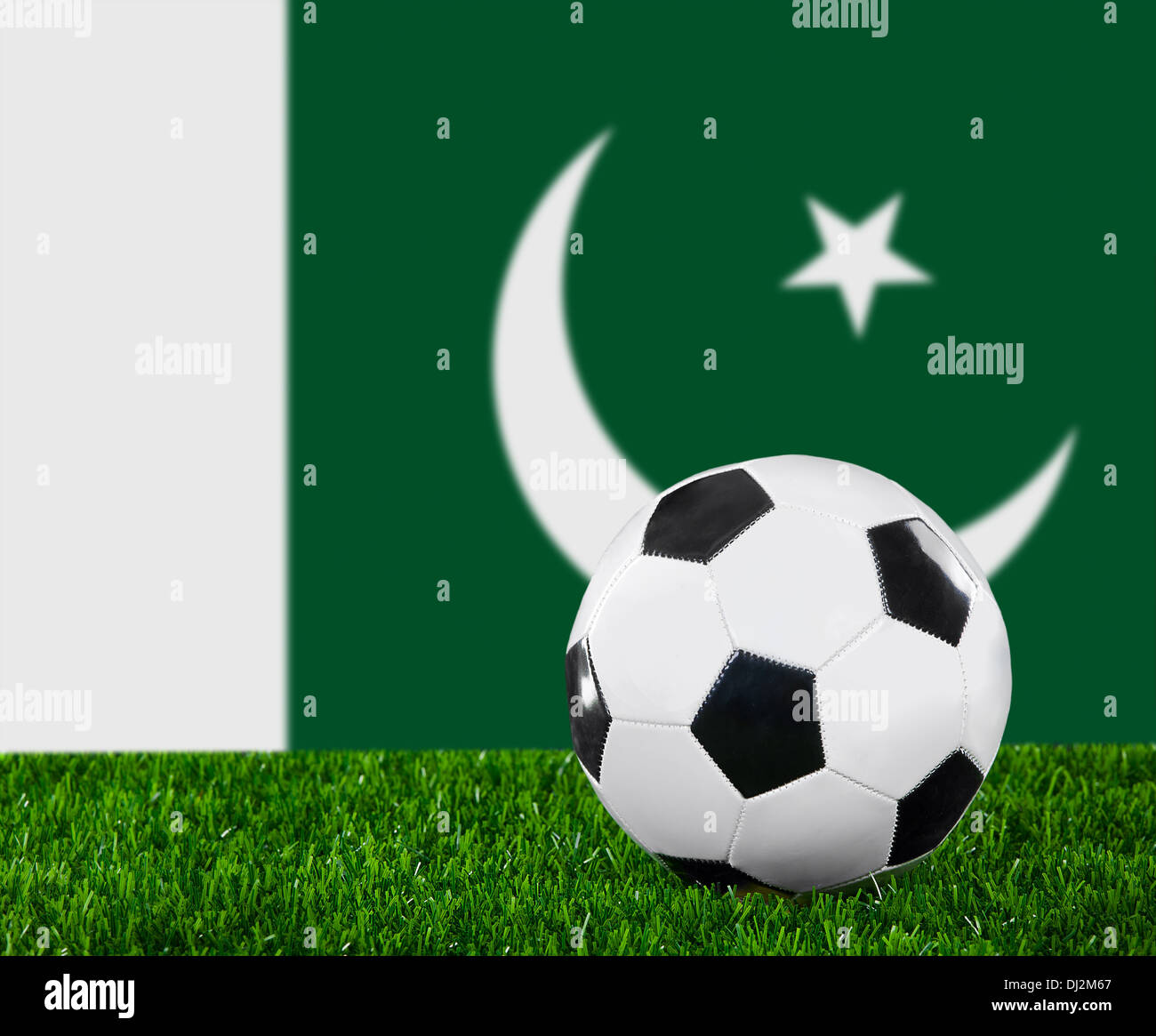 The Pakistani flag Stock Photo - Alamy