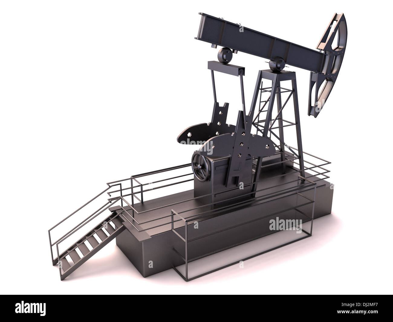 Oil rig barrel production Cut Out Stock Images & Pictures - Alamy