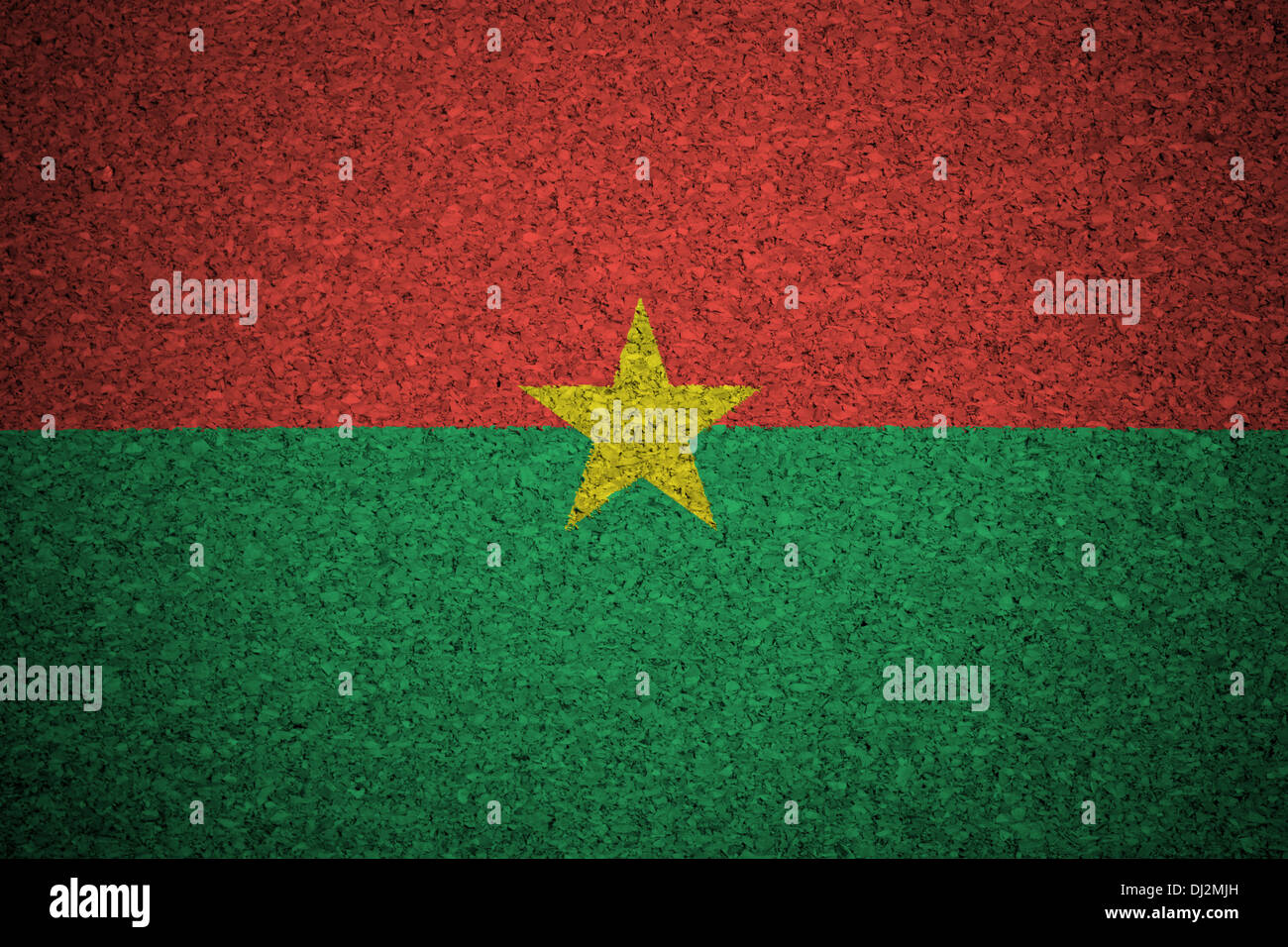 The Burkina Faso flag Stock Photo - Alamy