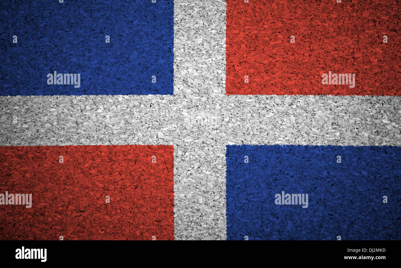 The Dominican Republic flag Stock Photo - Alamy