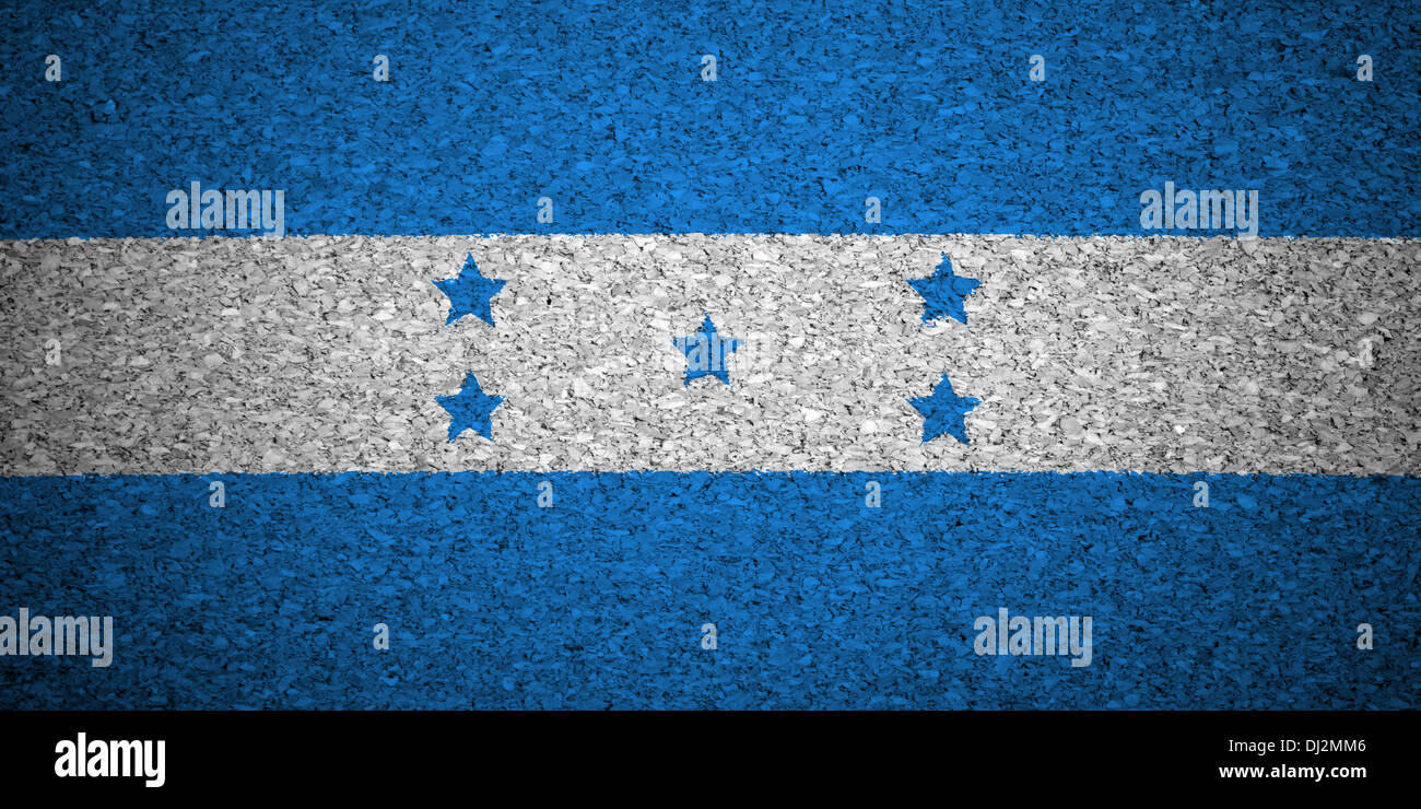 The Honduran flag Stock Photo - Alamy