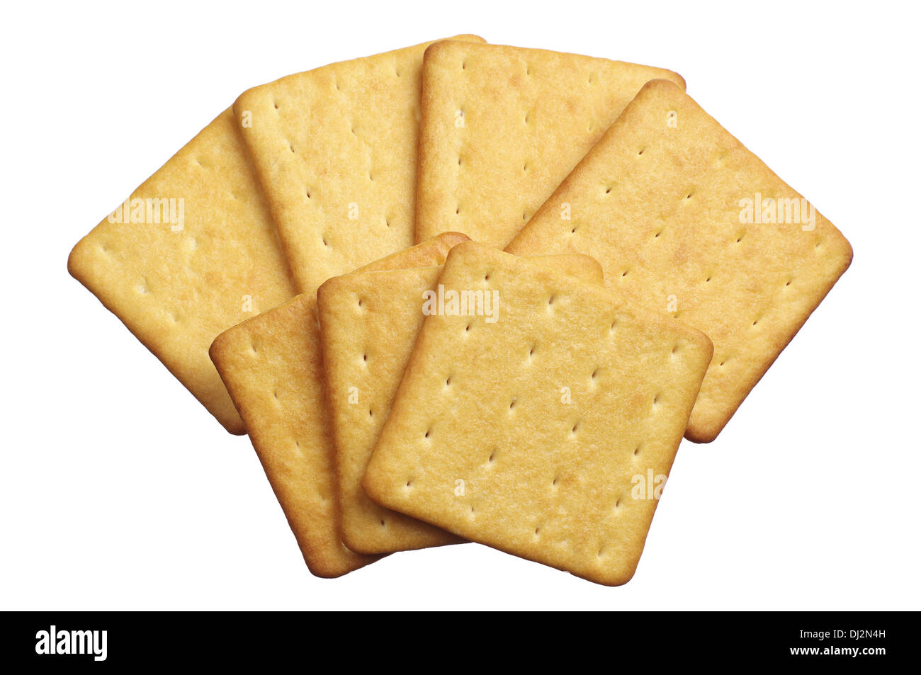 Rectangle cheese crackers isolated on white background Stock Photo - Alamy