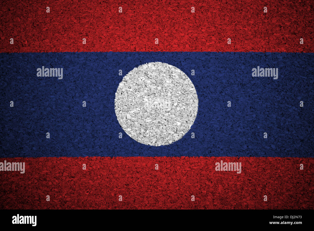 The Laotian flag Stock Photo - Alamy