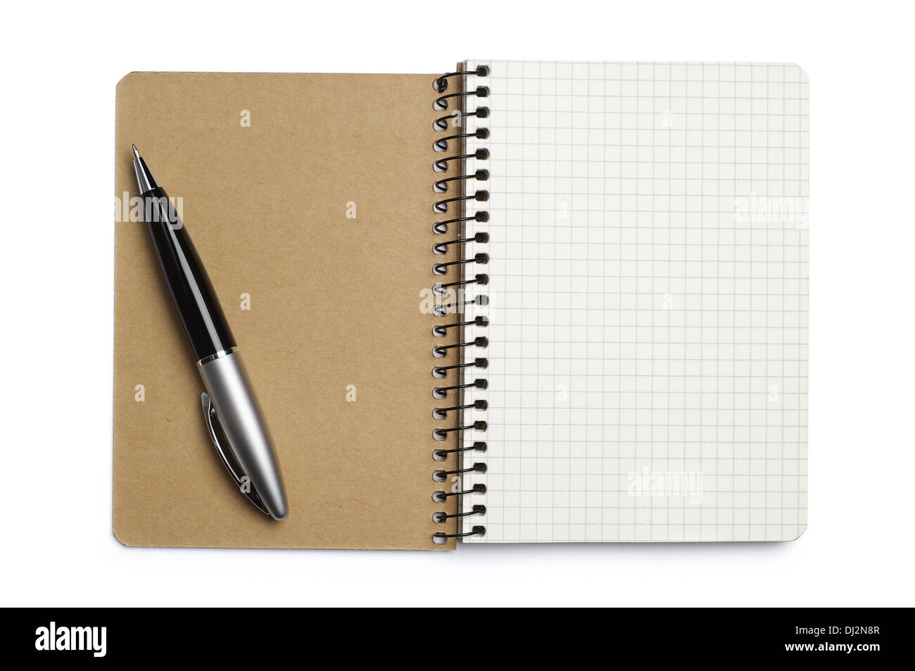 Writing on notepad pen Cut Out Stock Images & Pictures - Alamy