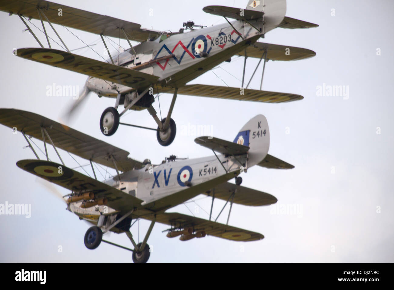 Hawker hind 1930s raf biplane hi-res stock photography and images - Alamy