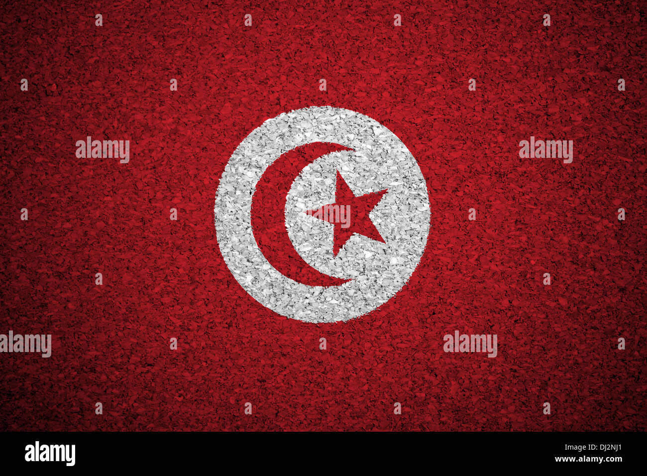 The Tunis flag Stock Photo - Alamy
