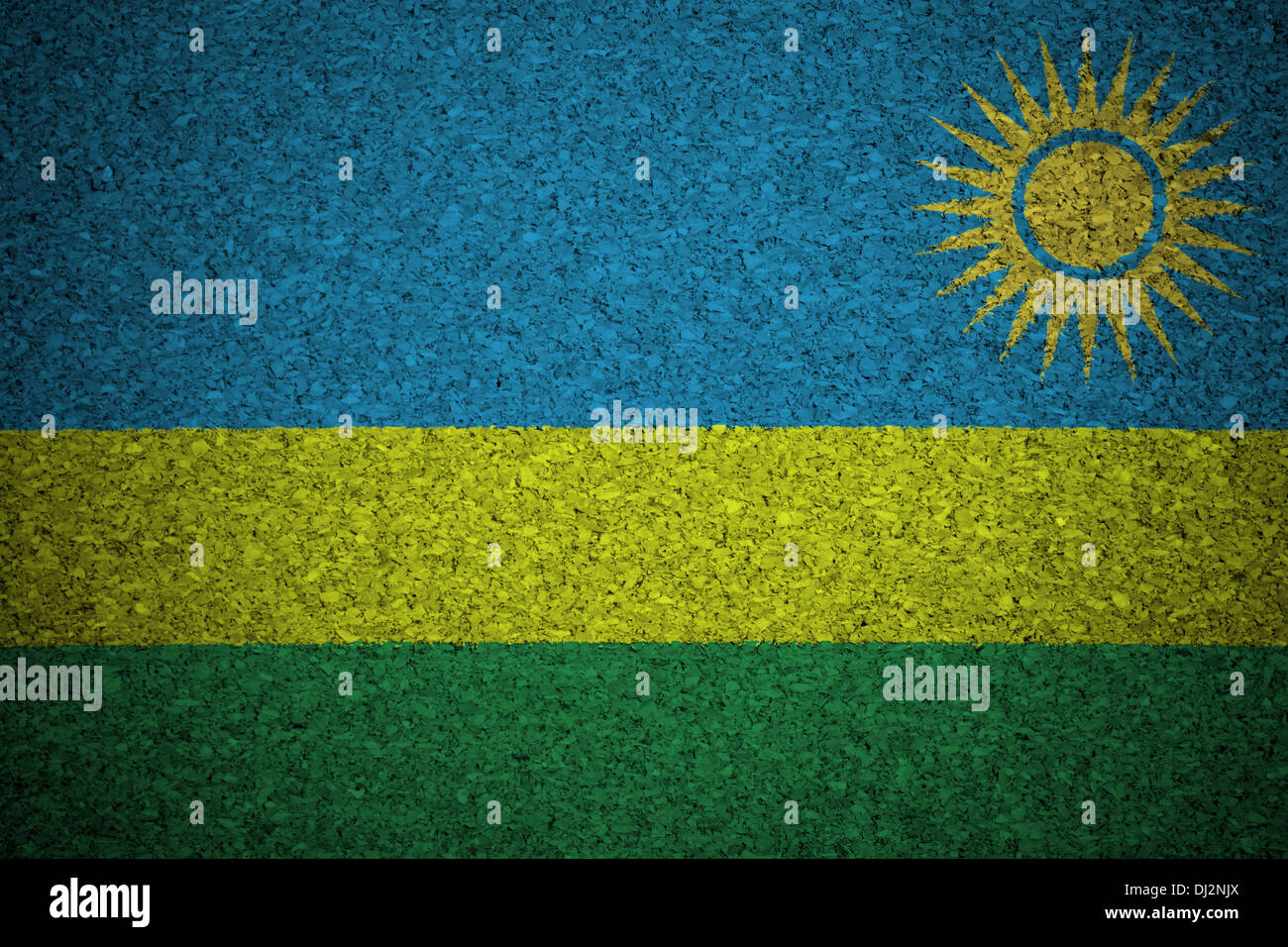 The Rwanda flag Stock Photo - Alamy