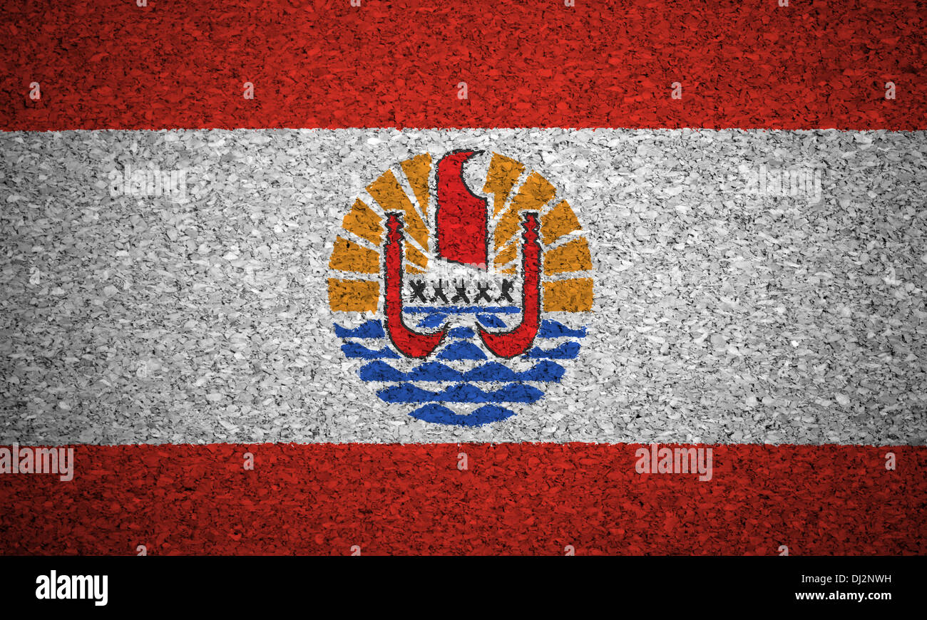 The French polynesia flag Stock Photo - Alamy