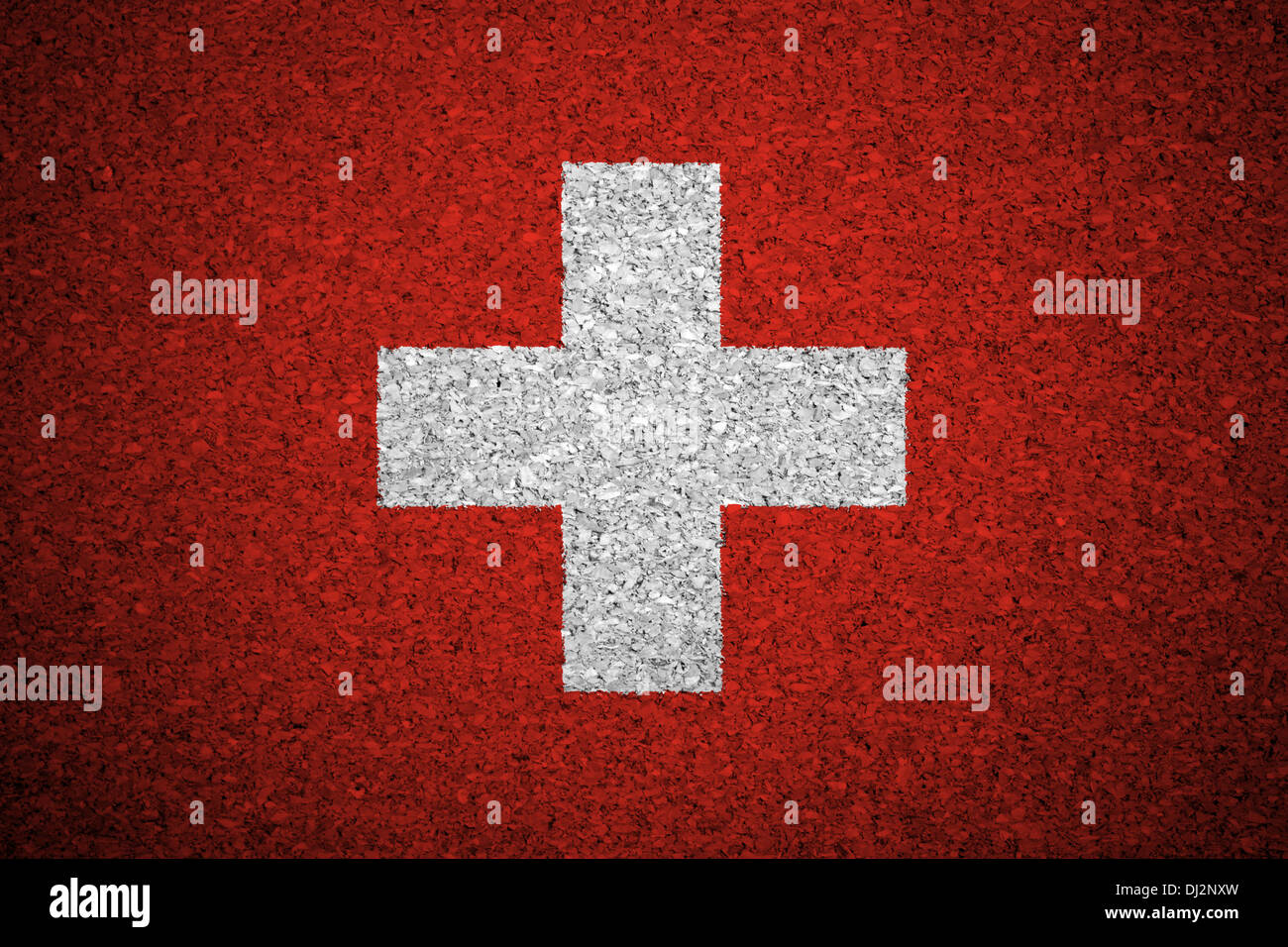 Swiss border flag hi-res stock photography and images - Alamy