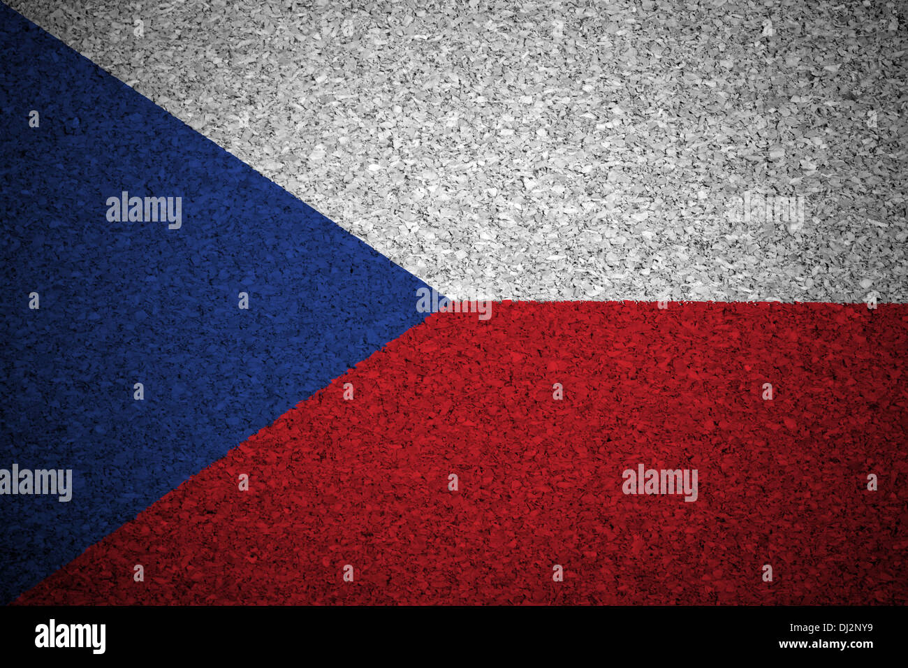 The Czech flag Stock Photo - Alamy