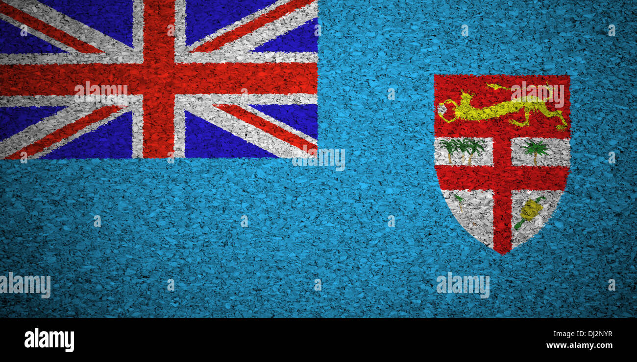 The Fiji flag Stock Photo - Alamy