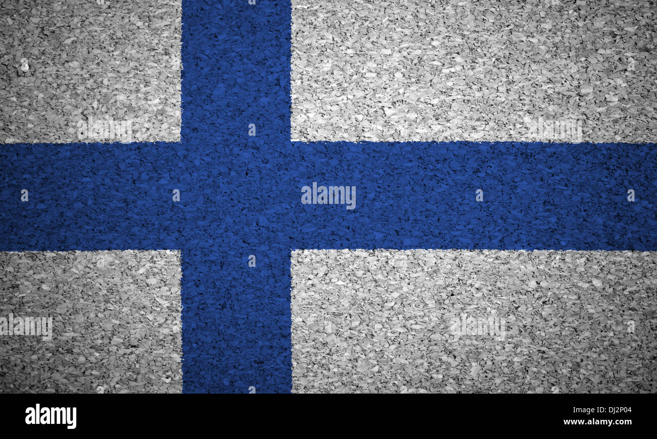 Finland finnish national flag painting hi-res stock photography and ...