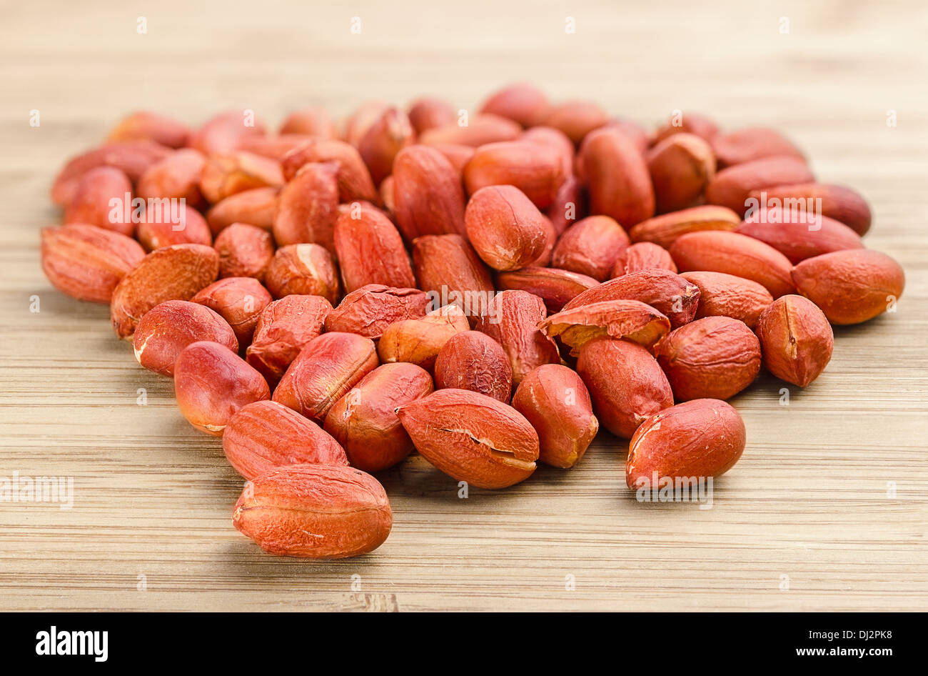 red skinned roasted peanuts . Images collected from four shots to ...
