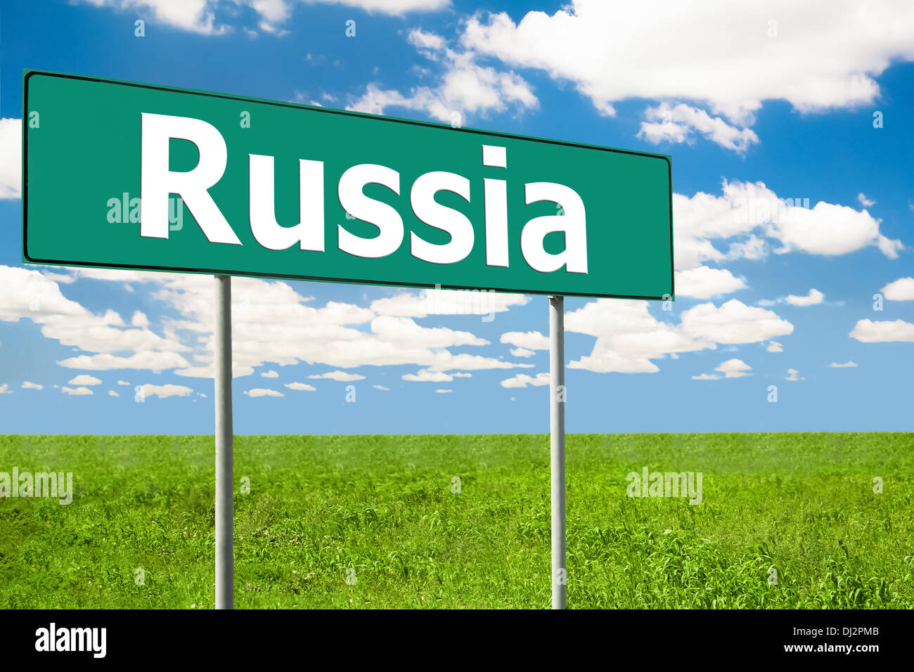 Welcome to russia sign hi-res stock photography and images - Alamy