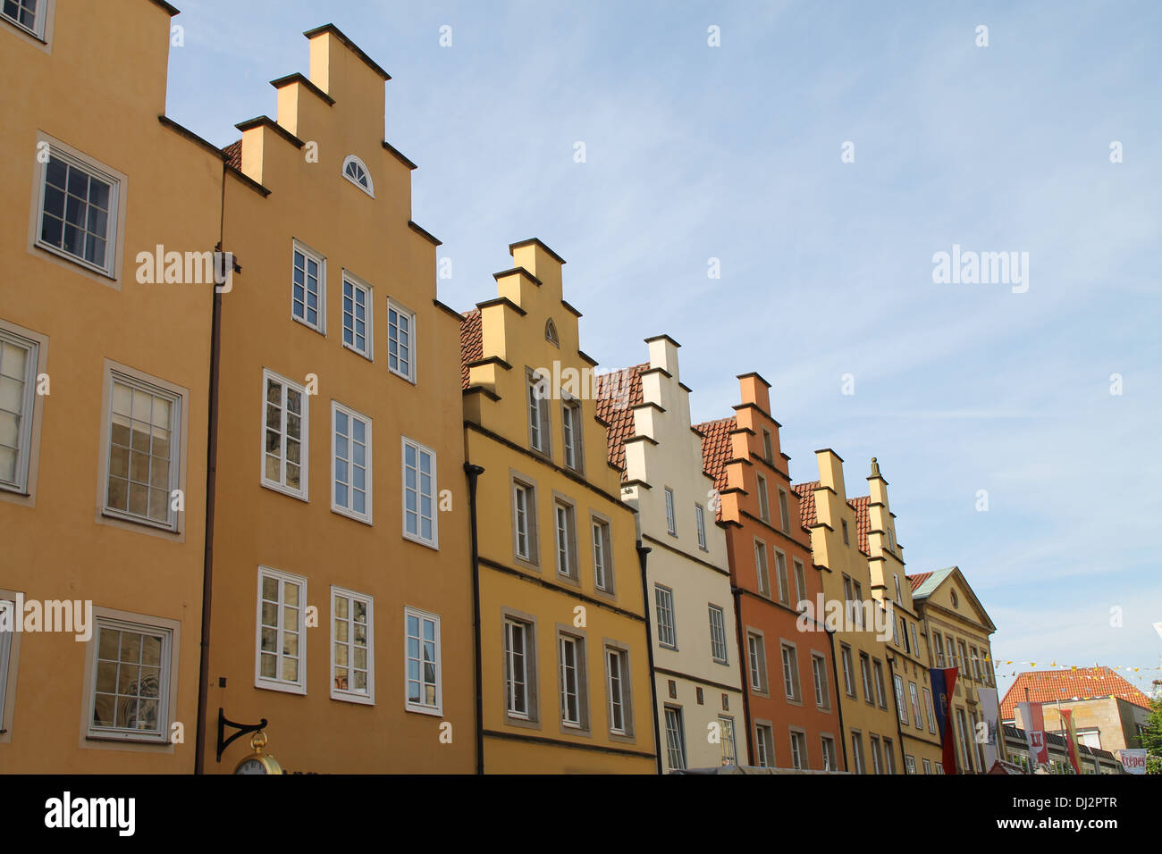 Gable houses in Germany Stock Photo - Alamy