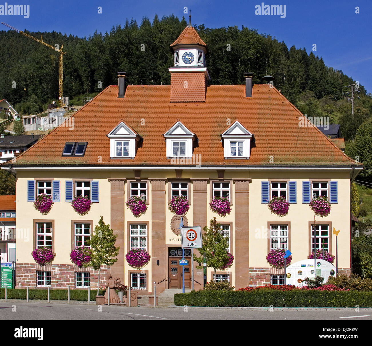 City hall Oberwolfach Stock Photo - Alamy