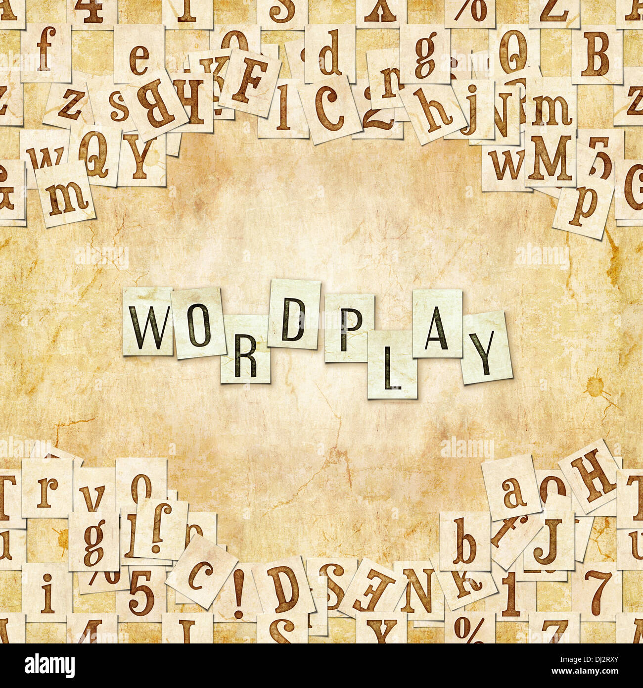 seamless background with letters . Linux Libertine fonts used in the ...