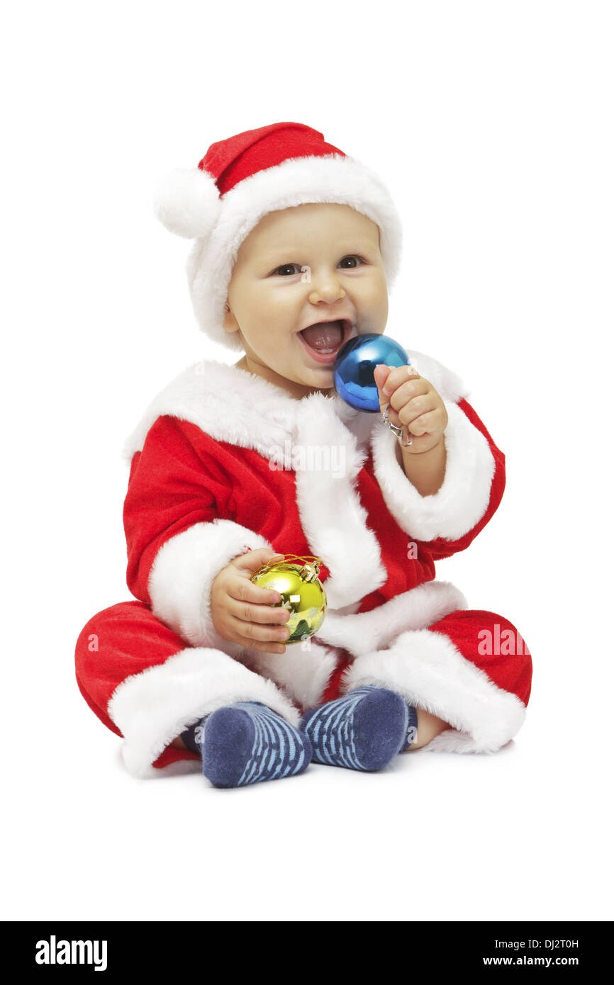 Small smiling Santa Stock Photo - Alamy