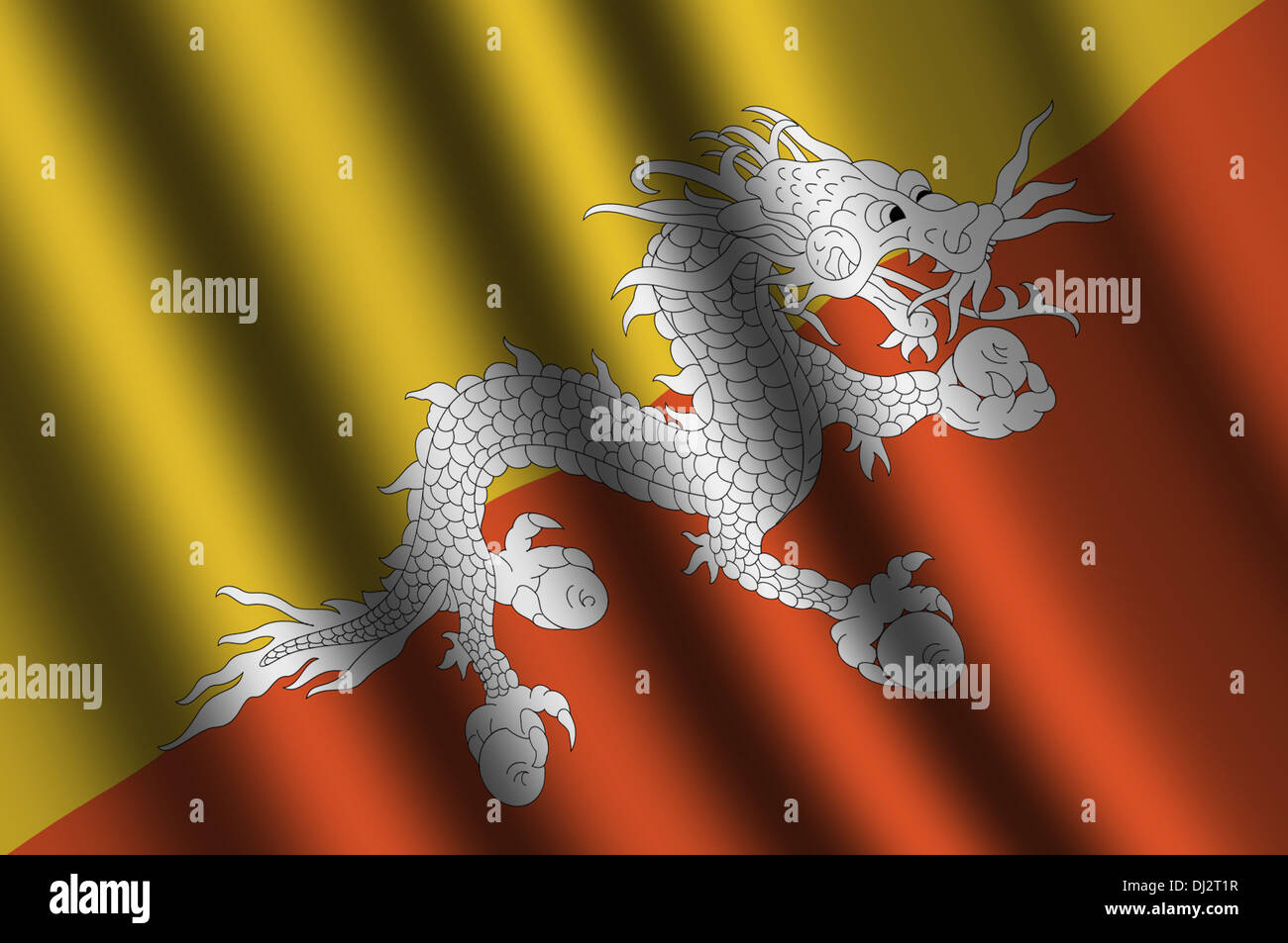 Bhutan Silk Flag High Resolution Stock Photography and Images - Alamy