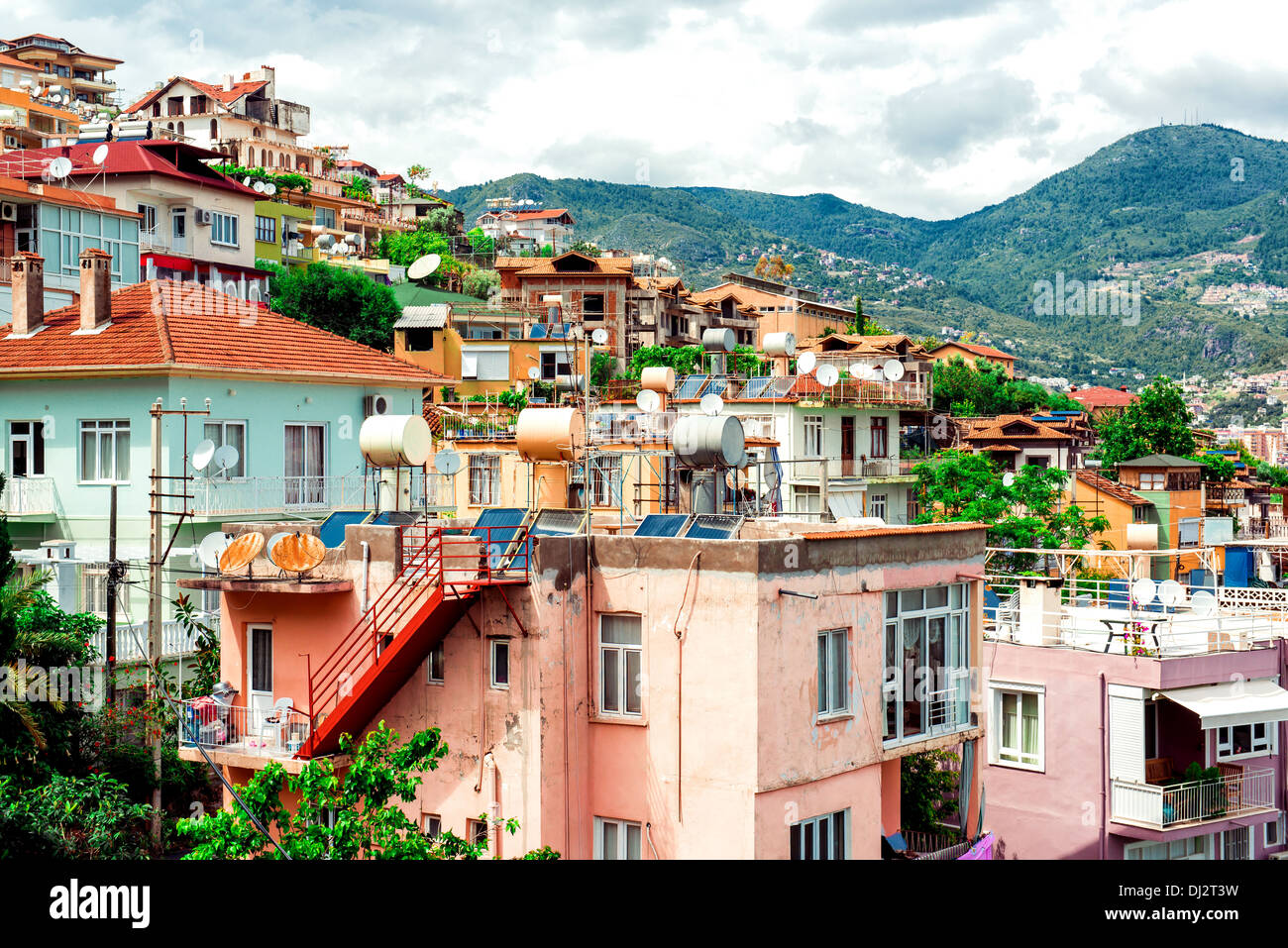 Alanya town. Turkey Stock Photo - Alamy