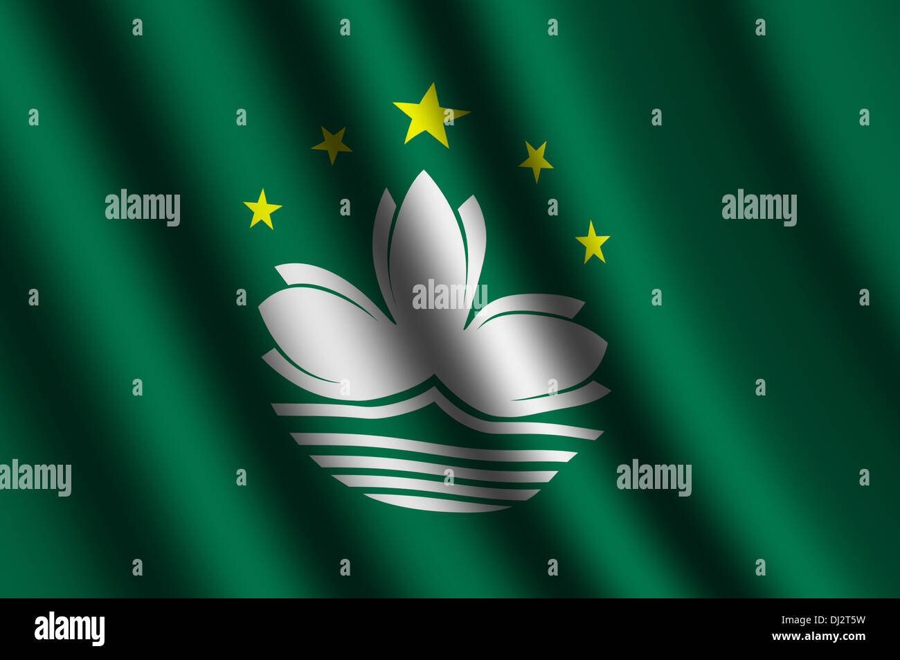 The Macau flag Stock Photo - Alamy