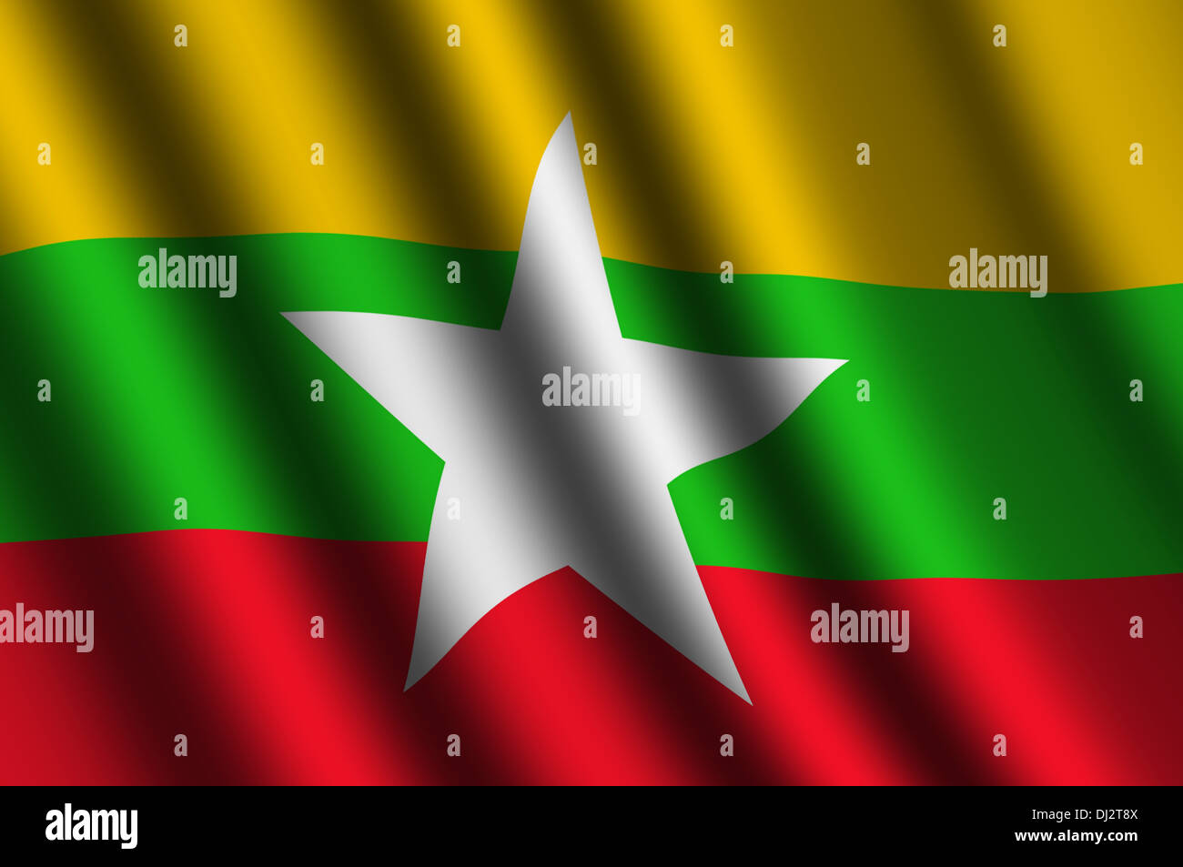 Old myanmar flag hi-res stock photography and images - Alamy