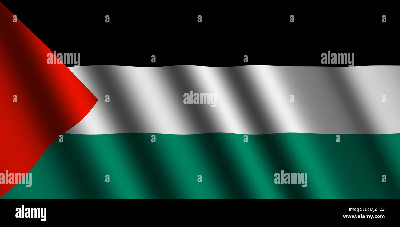 The Palestinian flag Stock Photo - Alamy