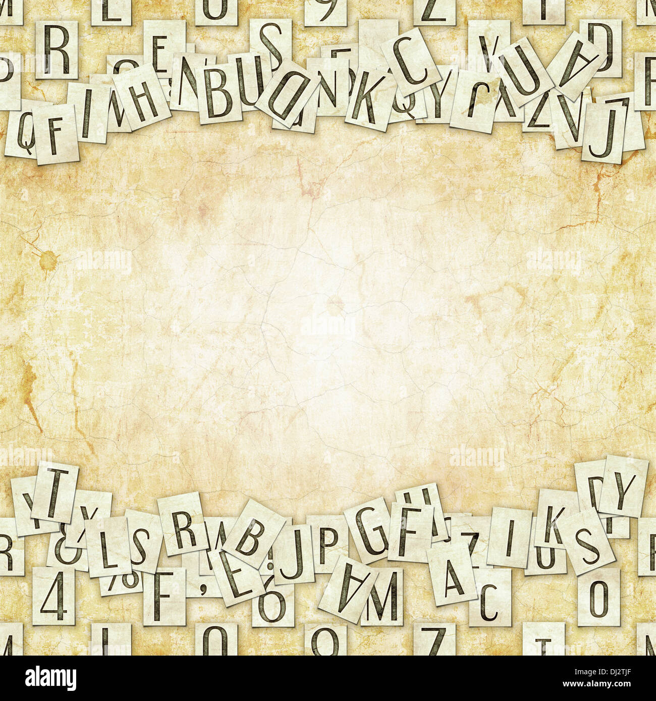 seamless background with letters . Linux Libertine fonts used in the ...