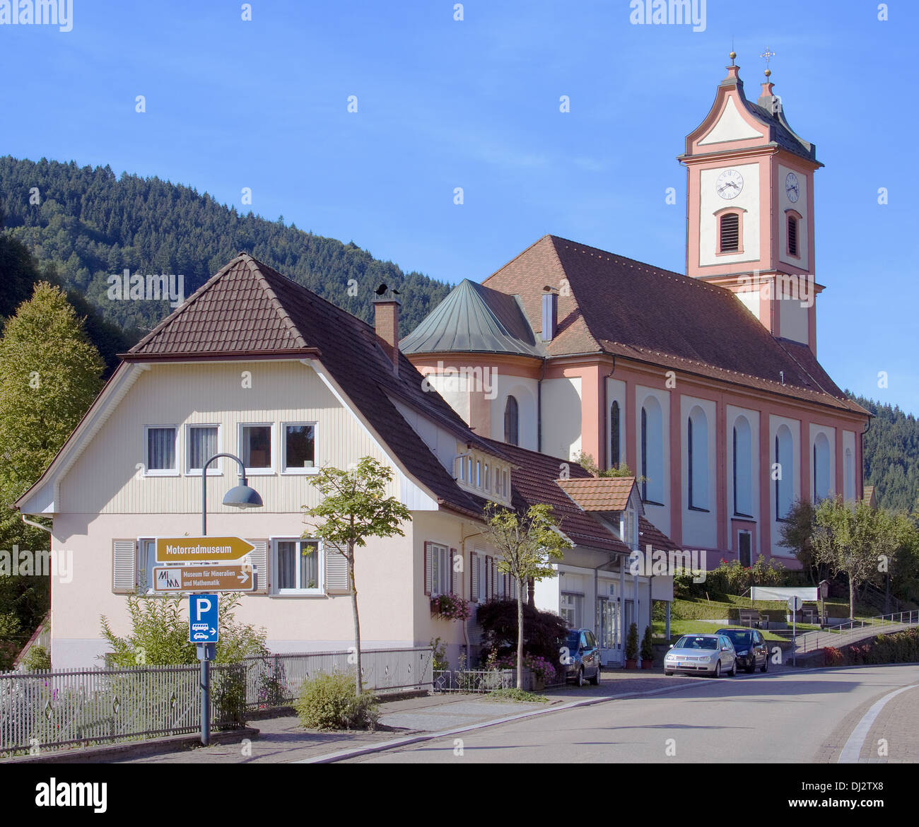 Church St. Bartholomäus, Oberwolfach Stock Photo - Alamy