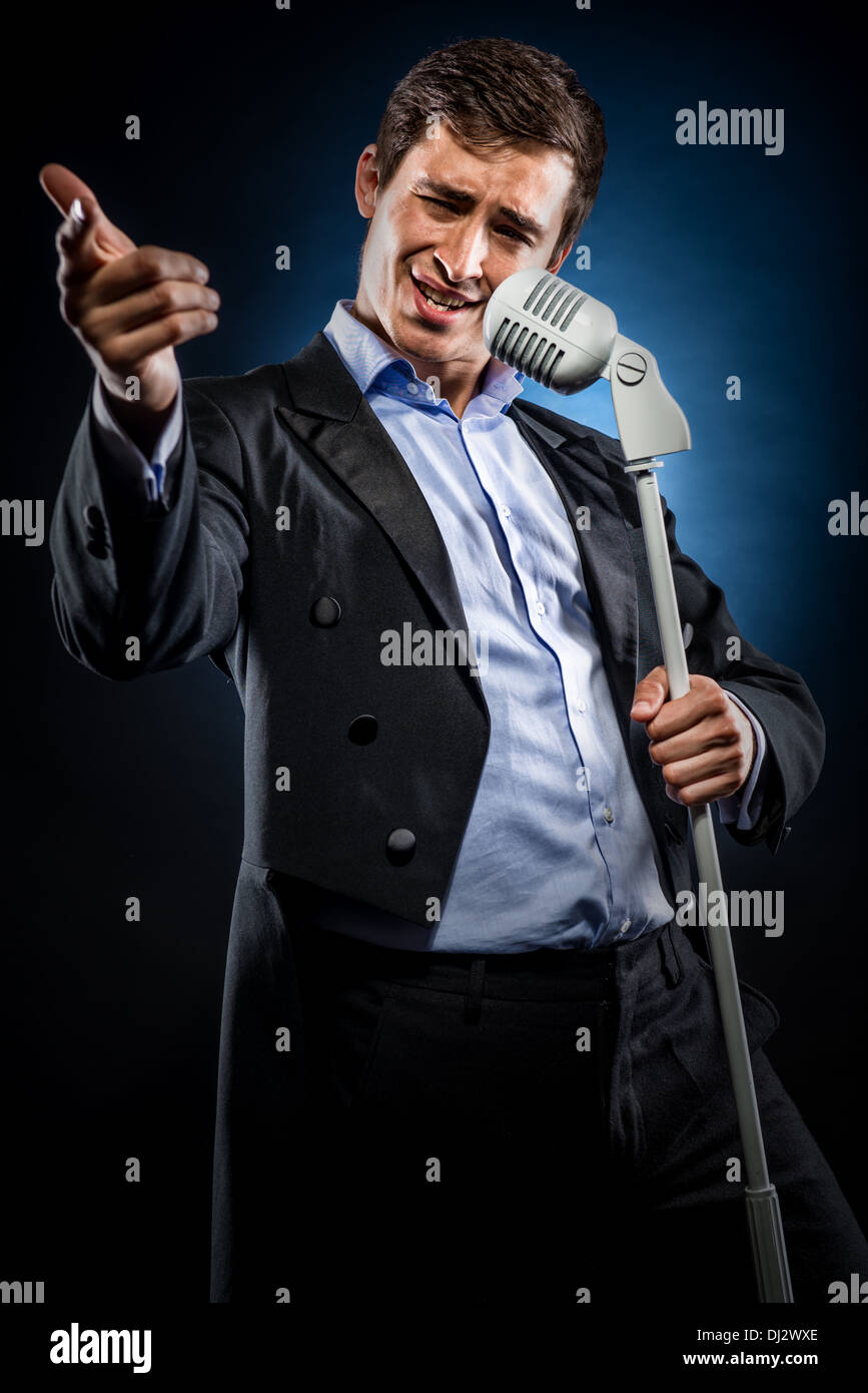 Caucasian Singing Concert Stock Photos & Caucasian Singing Concert ...