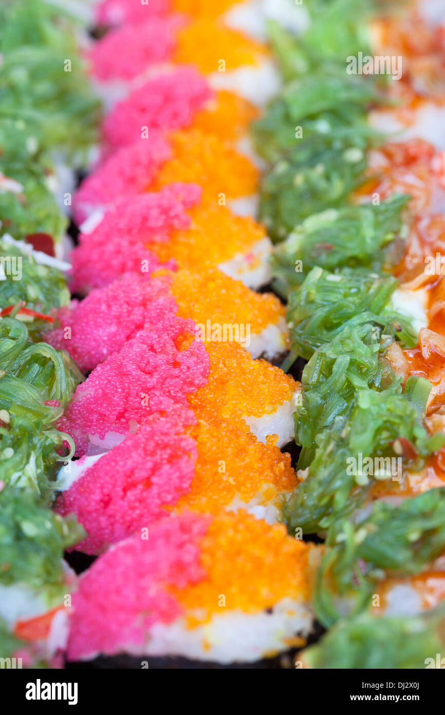 Sushi rows hi-res stock photography and images - Alamy