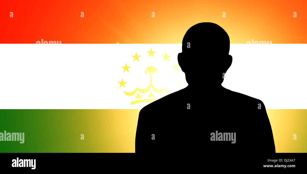 The Tajik flag Stock Photo - Alamy