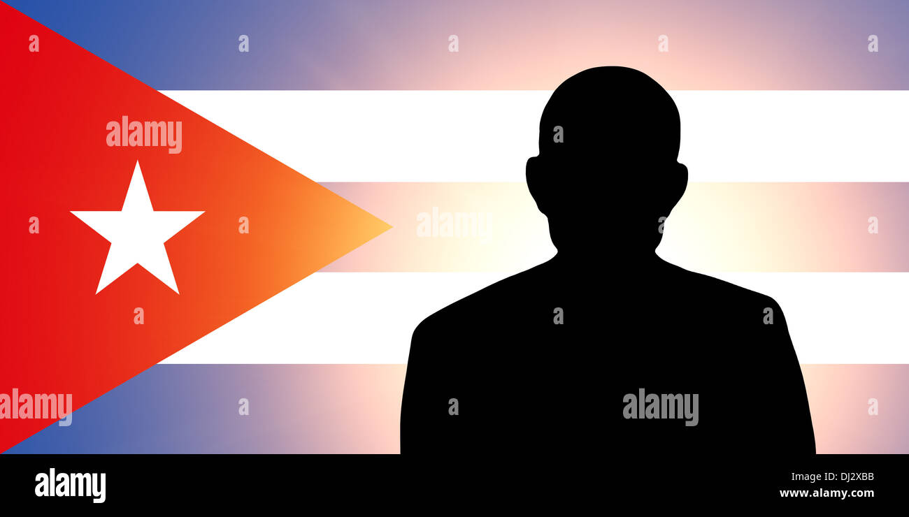 The Cuban flag Stock Photo - Alamy