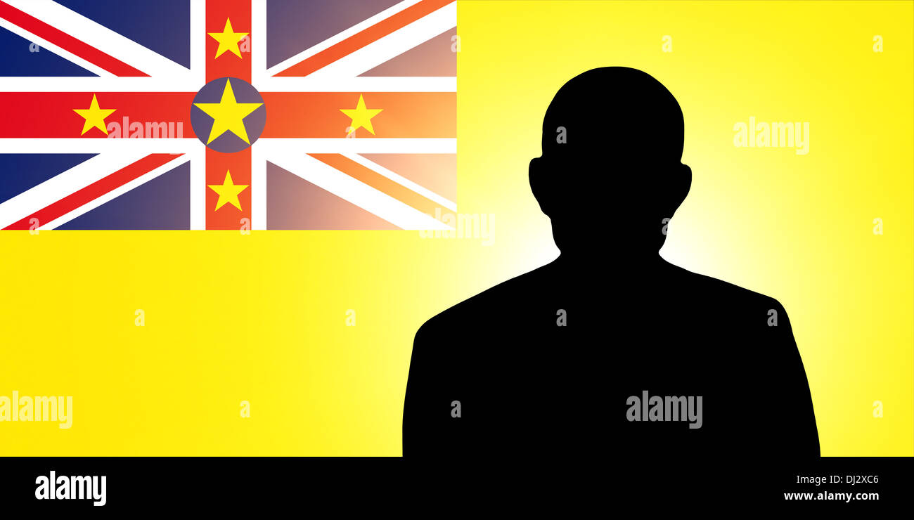 The Niuean flag Stock Photo - Alamy