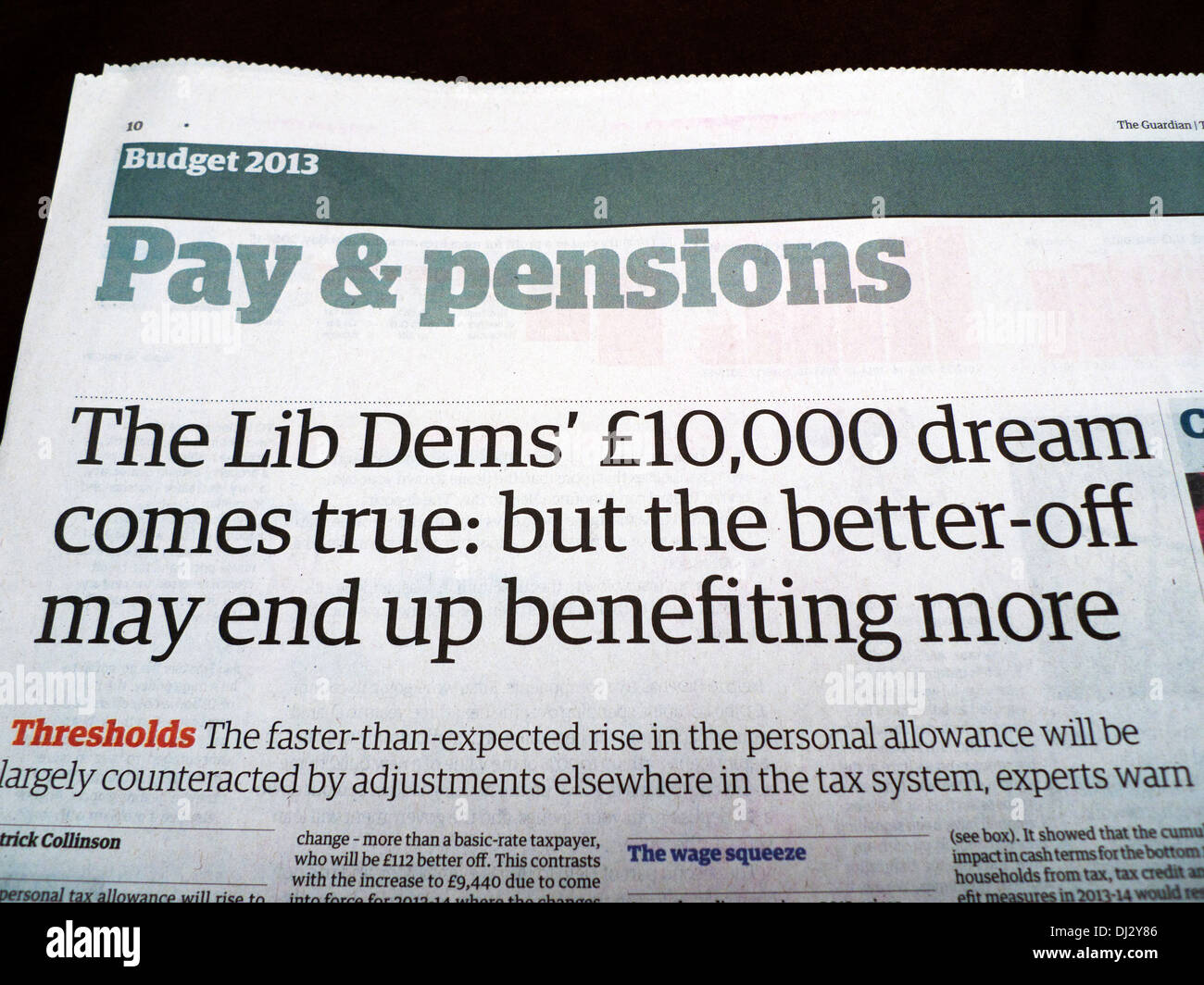 Pay into pensions hi-res stock photography and images - Alamy