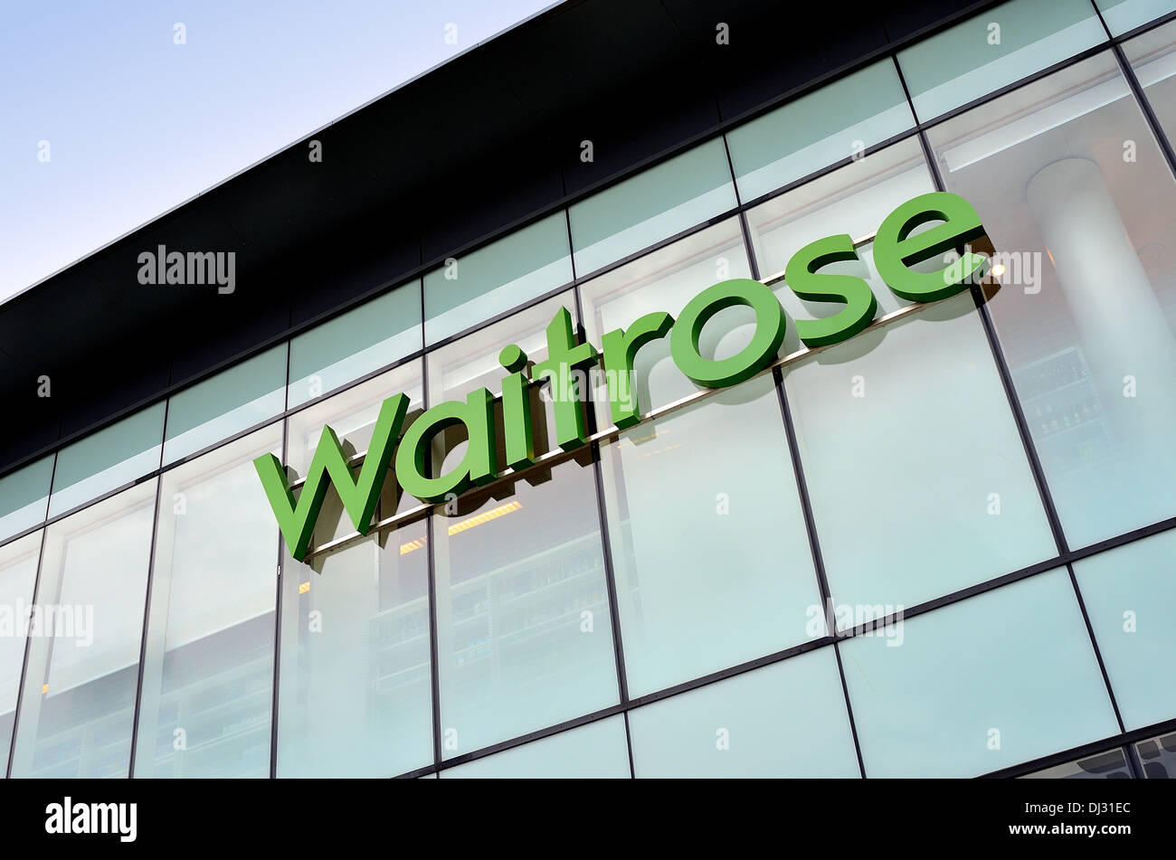 Supermarket waitrose logo hi-res stock photography and images - Alamy