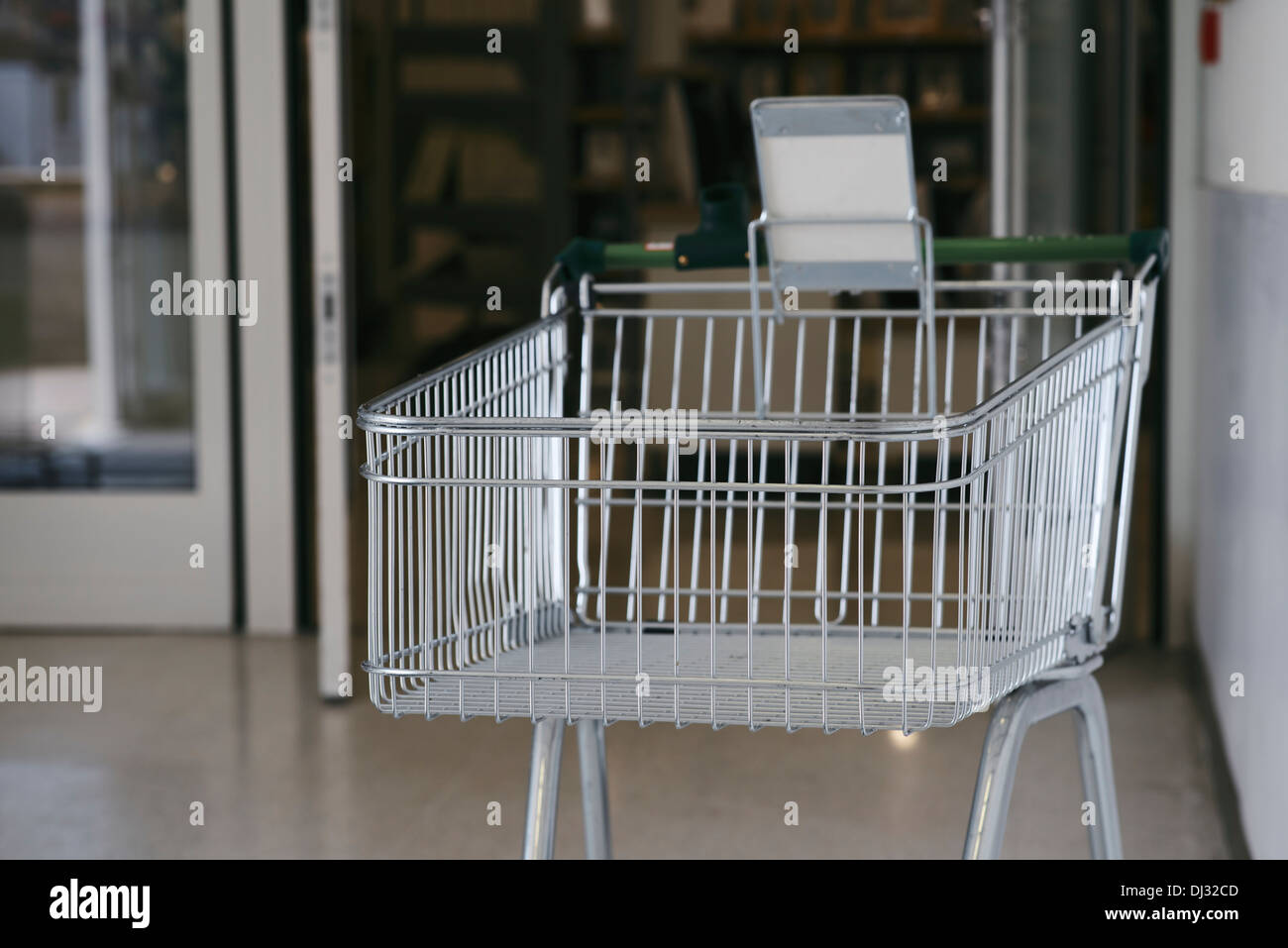 Waitrose Supermarket Shopping Trolley Stock Photo - Alamy