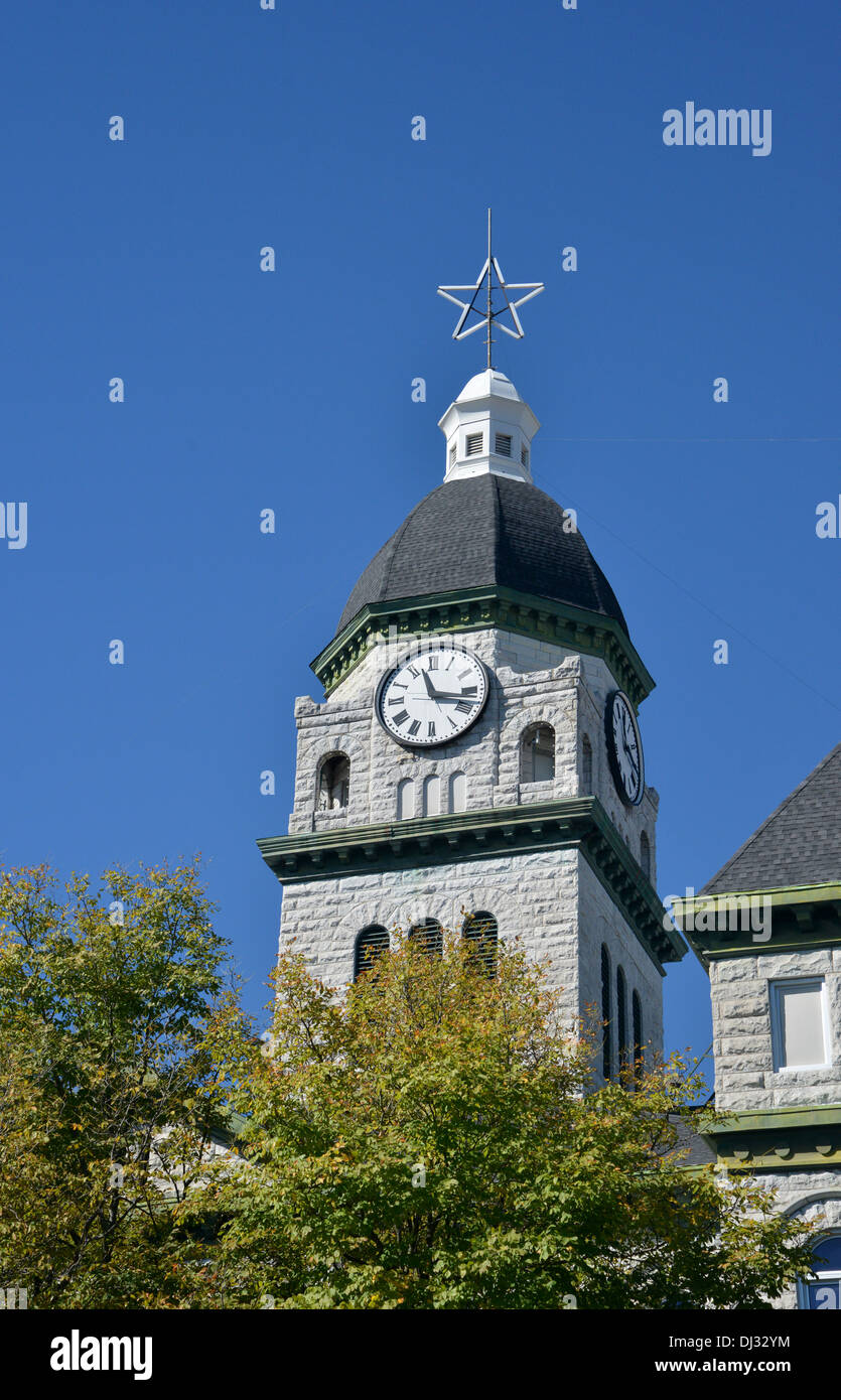 Old town square clock tower Cut Out Stock Images & Pictures - Alamy