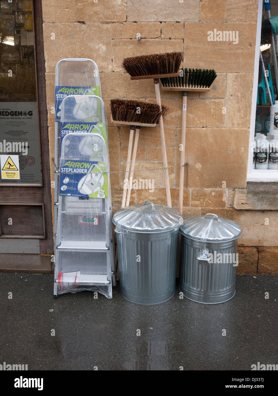 A traditional hardware shop in Moreton in Marsh the Cotswolds UK with ...