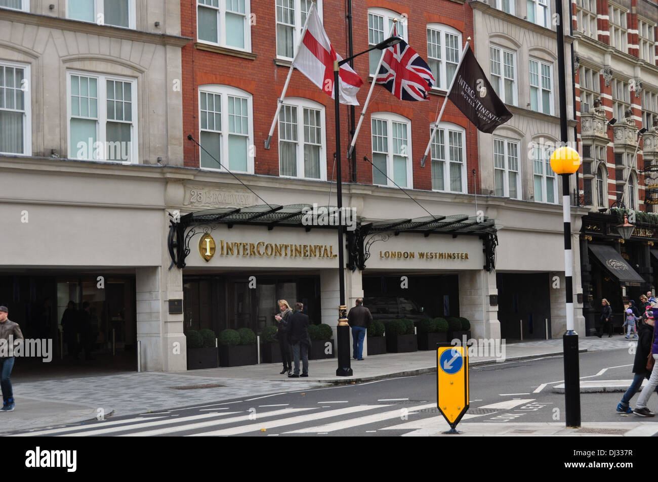 INTERCONTINENTAL HOTEL WESTMINSTER LONDON UK Stock Photo - Alamy