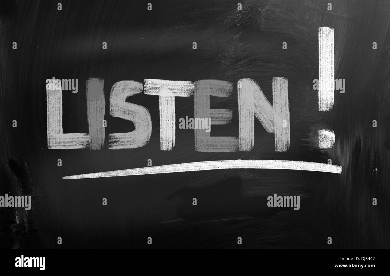 School listen Black and White Stock Photos & Images - Alamy