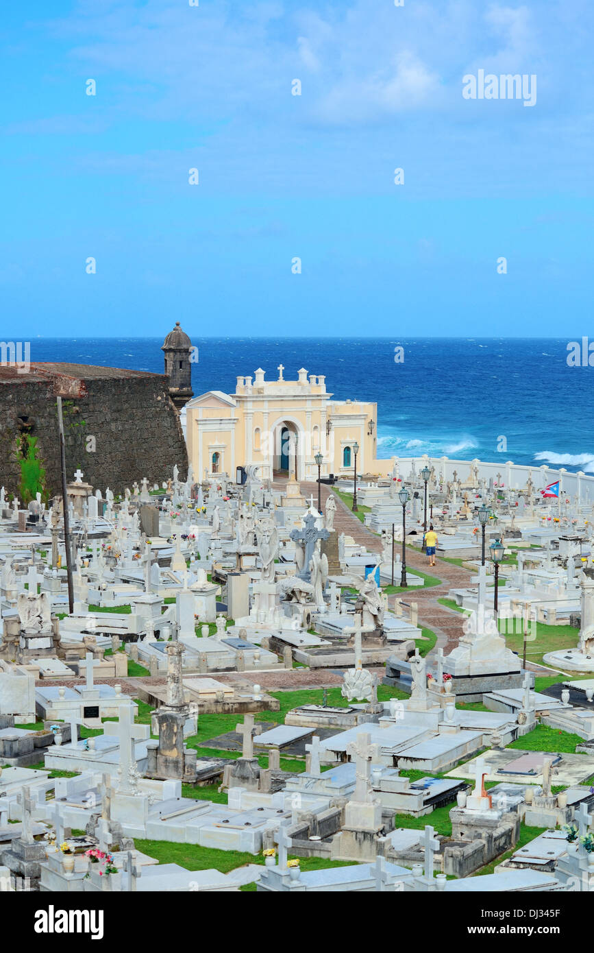 Cemetery in old San Juan, Puerto Rico Stock Photo - Alamy