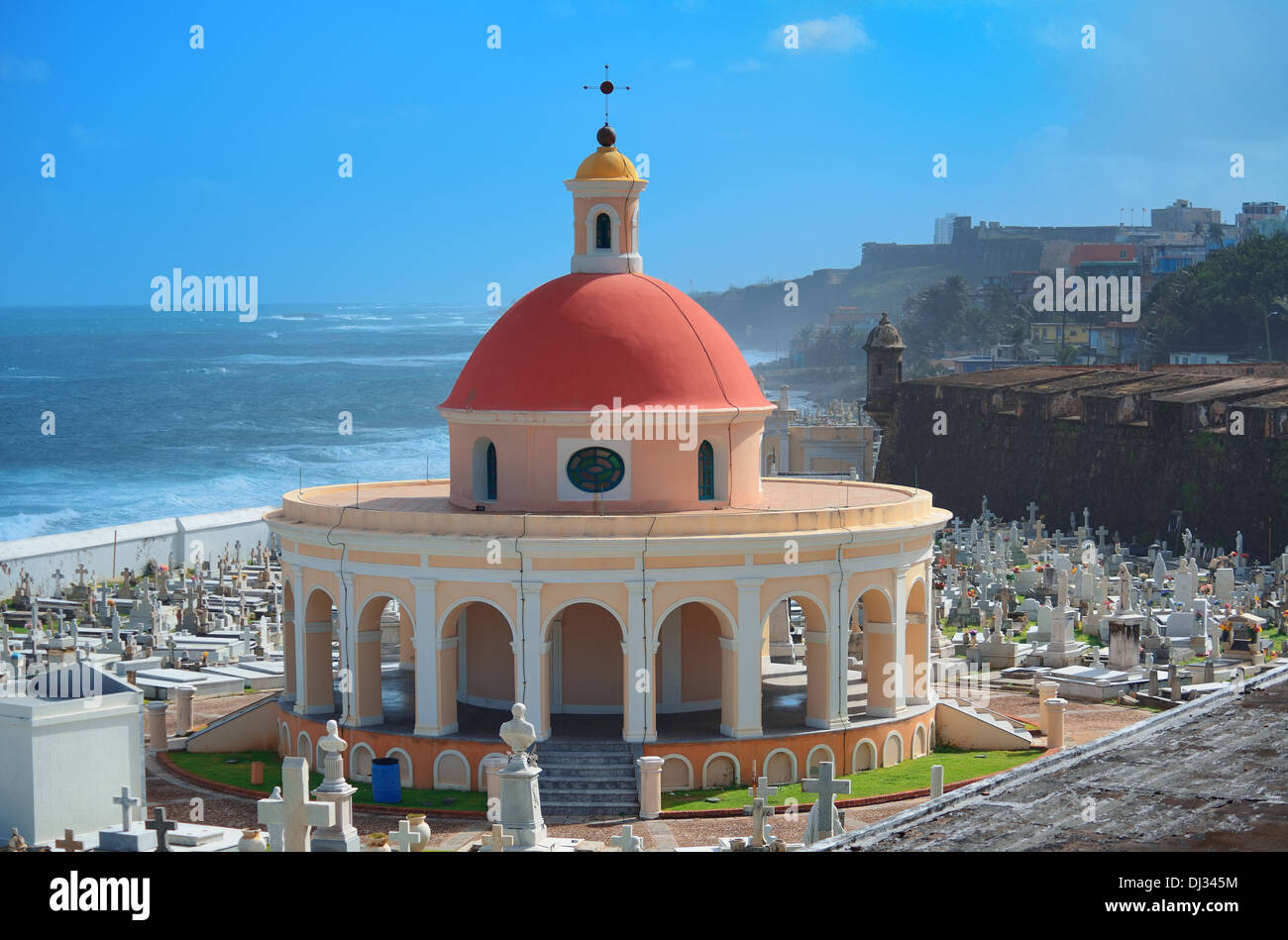 Cemetery in old San Juan, Puerto Rico Stock Photo - Alamy